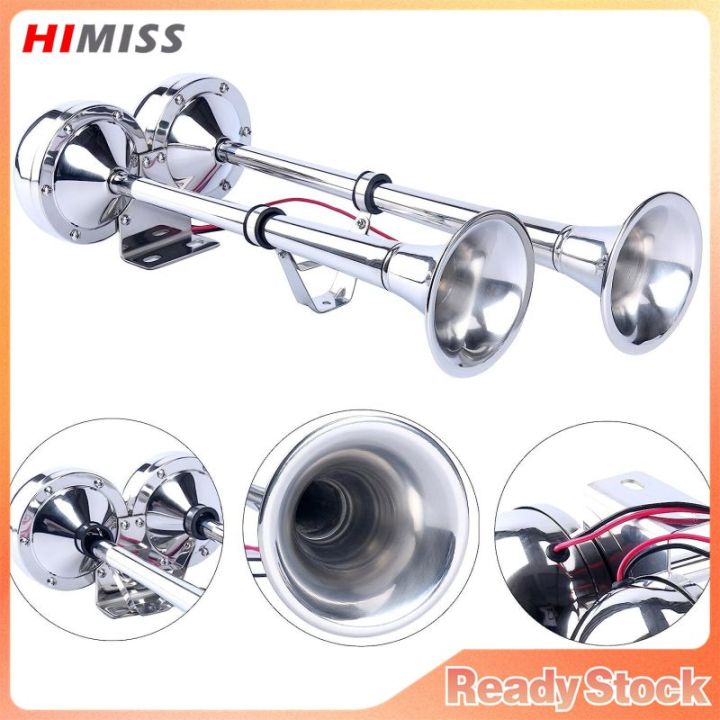 HIMISS Marine Boat Horn 125db Air Horn Kit Stainless Steel Rust ...