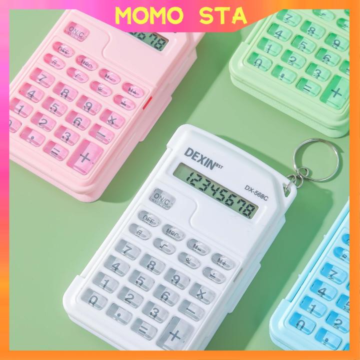 MOMO Mini Clamshell Calculator DX-568C Portable Student Office ...