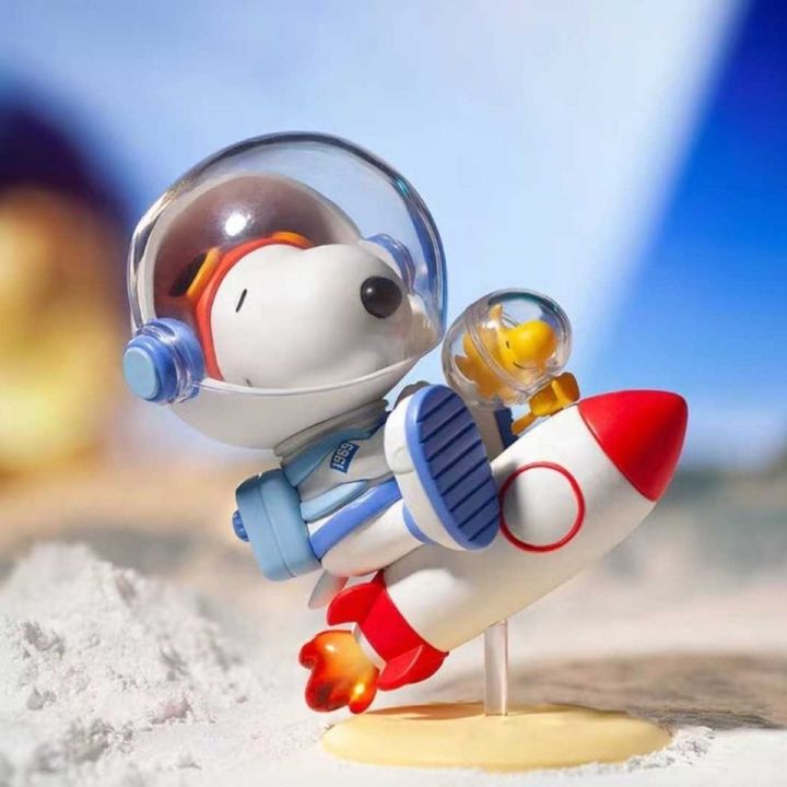 Original POP MART Snoopy Space Series Action Figure Desktop Decoration ...