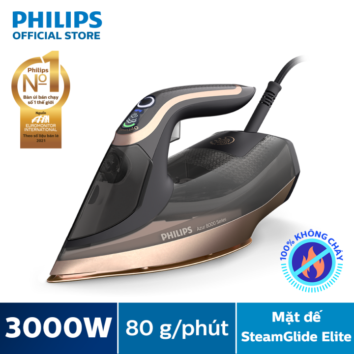 Bàn Ủi Hơi Nước Philips DST8041/80 Azure 8000 Series - Công Suất Mạnh ...
