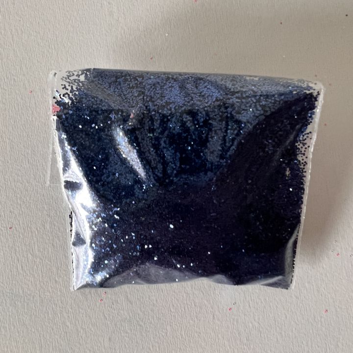 SPARKLE GLITTER NAVY BLUE 8gr Serbuk Gliter Warna BIRU DONGKER Metallic ...