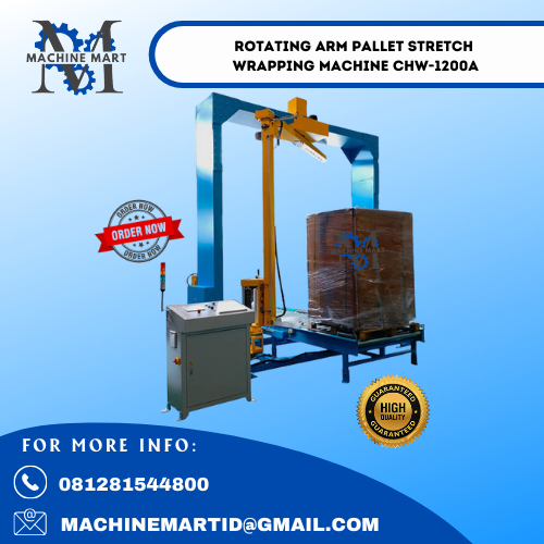 Rotating Arm Pallet Stretch Wrapping Machine CHW-1200A | Lazada Indonesia