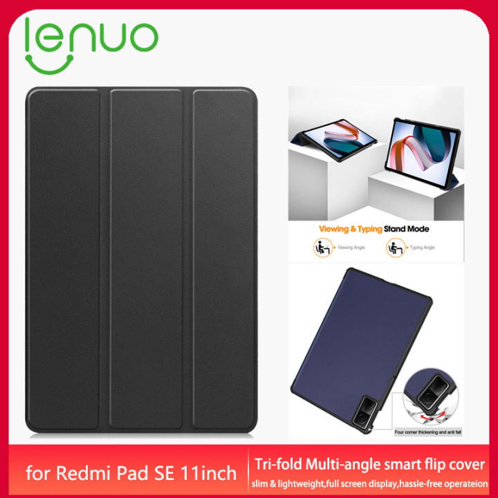 LENUO for Redmi Pad SE 11inch 2023 Case Slim Tri-fold Smart Flip Cover ...