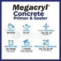 Davies Megacryl Concrete Primer & Sealer, Water Based, Alkali Resistant ...