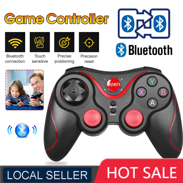 【for Cellphone】newest Terios T7 Wireless Bluetooth Gamepad Controller For Tv Iphone Android