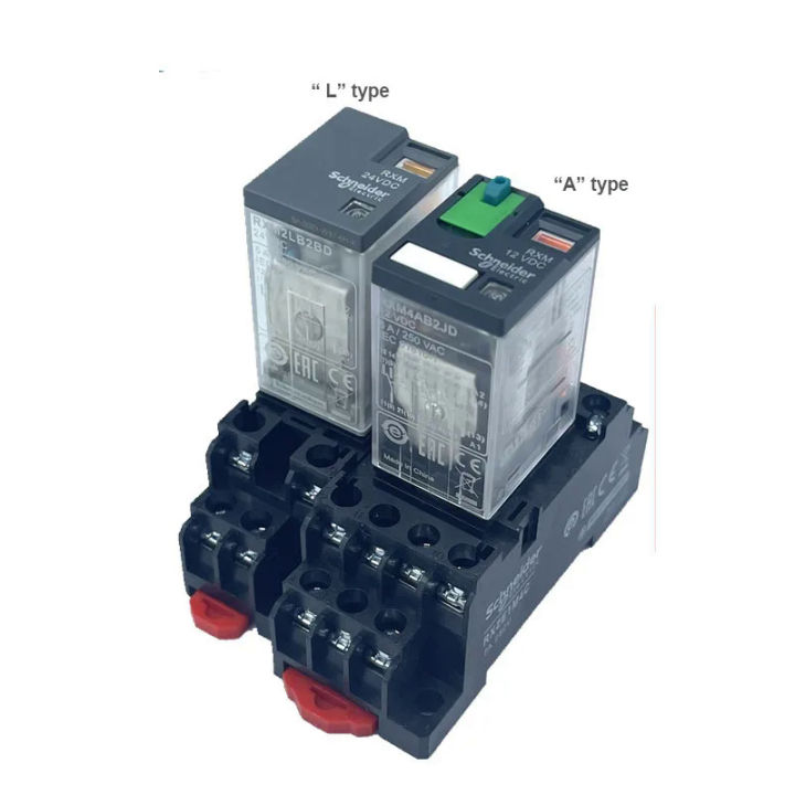 Schneider Intermediate Relay RXM4AB2BD RXM4LB2P7 AC220V DC24V AC24V ...