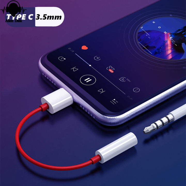 【Alien Data】Mobile Phone Adapters Type C To 3.5mm Earphone Converter ...