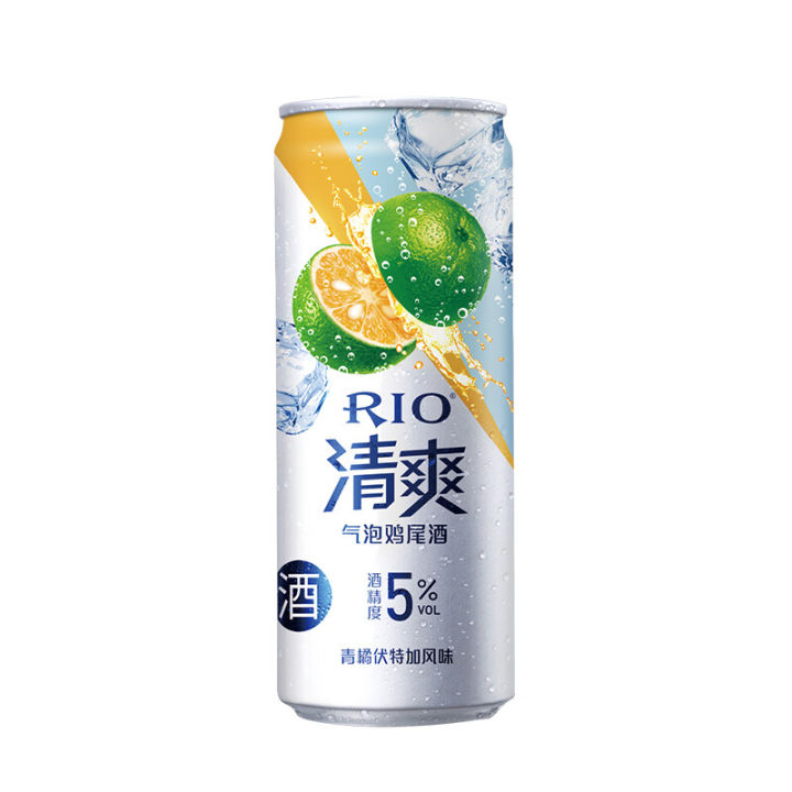 Rio 锐澳 5度微醺 清爽气泡鸡尾酒 青橘伏特加 Citrus Lime Vodka 330ml | Lazada