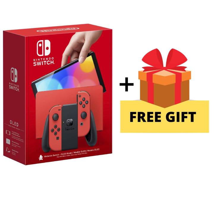 Nintendo Switch Oled Console Mario Red Edition Lazada Singapore