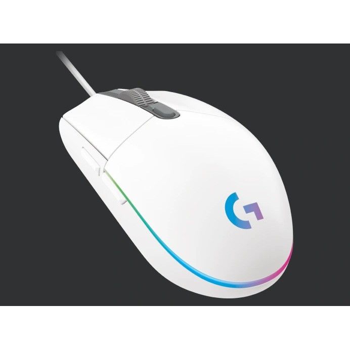 LOGITECH G102 PRODIGY LIGHTSYNC GAMING MOUSE [WHITE] | Lazada