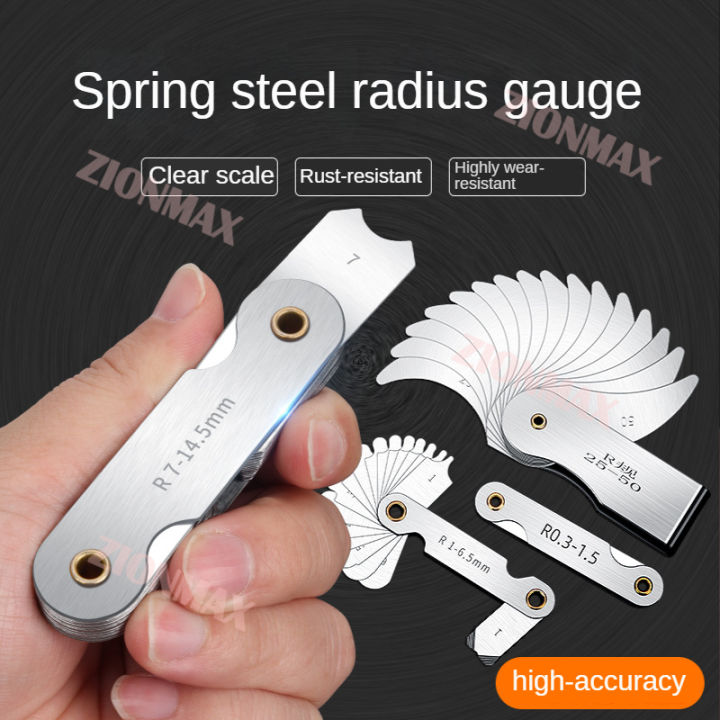 Radius Gauge Fillet Concave Measuring Tool Worker for Machinist Die Makers | Lazada Indonesia