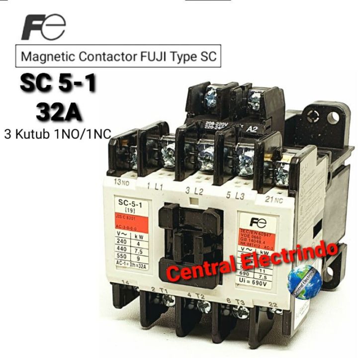 Kontaktor Contactor SC 5-1 AC 220V. | Lazada Indonesia