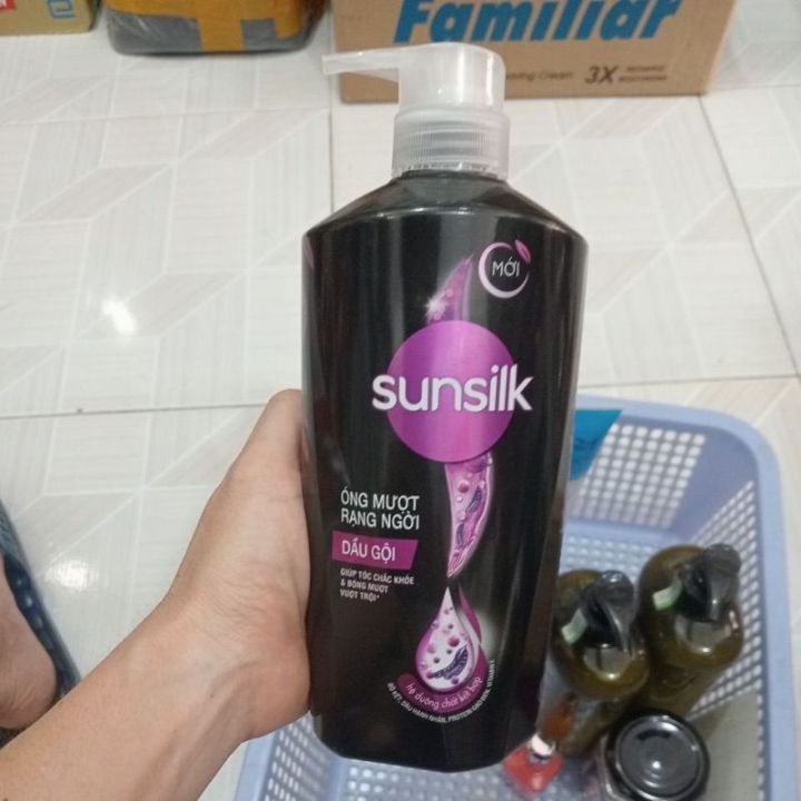 Dầu gội Sunsilk bồ kết óng mượt rạng ngời, chắc khoẻ tóc 650g (Màu đen) | Lazada.vn