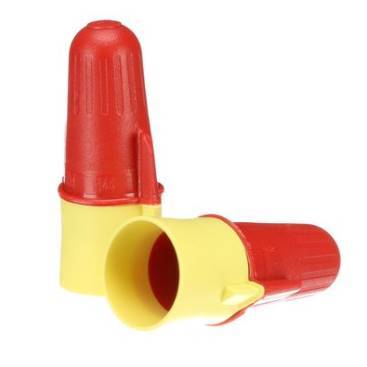 3M วายนัท (Wire nut) อุปกรณ์ต่อสายไฟ สีแดง-เหลือง แรงดันไม่เกิน 1,000 โวลต์ รัดได้ถึง 6 เส้น (แพ ...