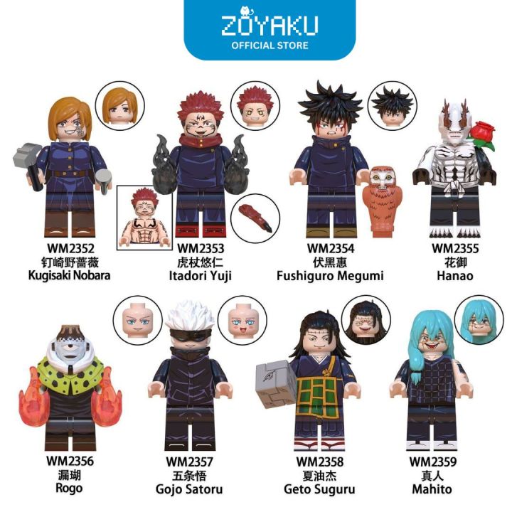 (1pcs) Mainan Mini Bricks Jujutsu Kaisen Anime Balok Susun TOY3026 ...
