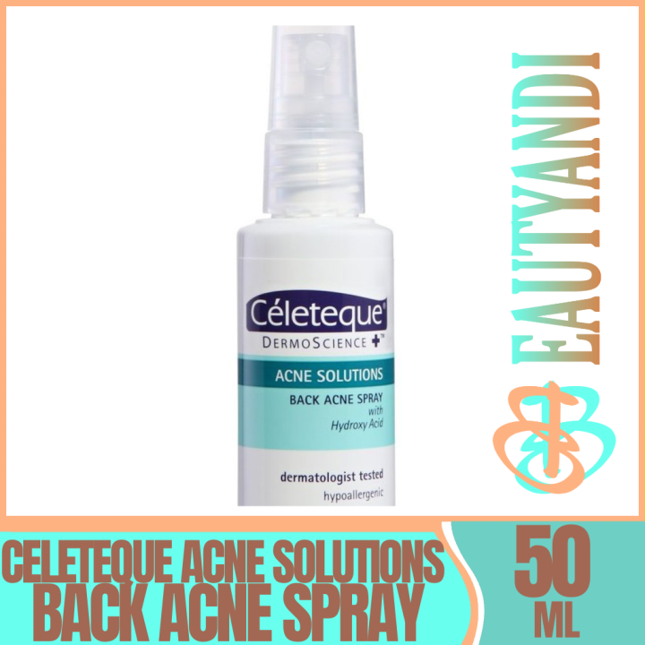 Céleteque DermoScience™ Acne Solutions Back Acne back Spray 50mL ...