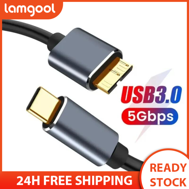 Micro B USB C 3.0 Cable TypeC to USB 3.0 Micro B Cable Connector 5Gbps ...