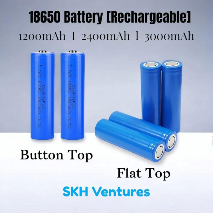 Rechargeable 18650 Battery/Bateri Boleh Cas 18650 [1200/2400/3000mAh ...