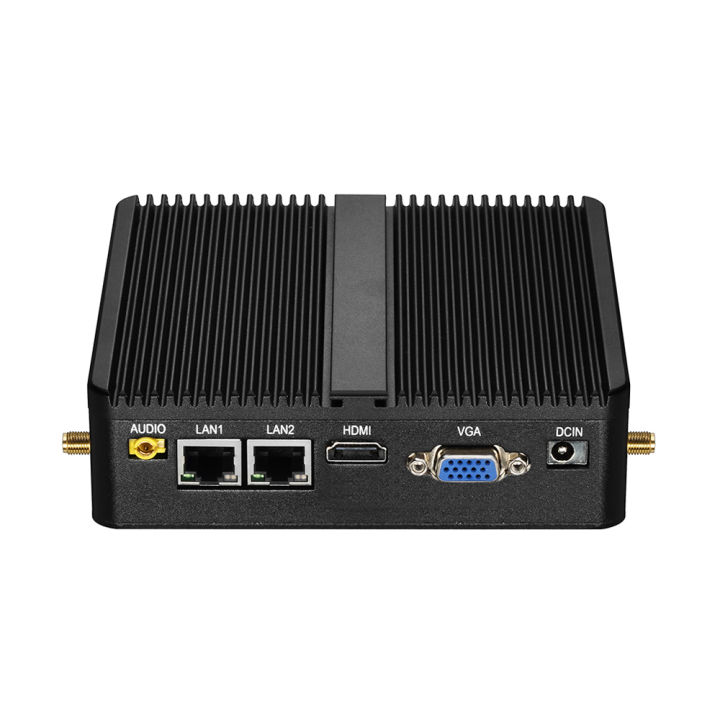 Fanless 4K Windows Mini PC Intel Celeron J4125 J5005 Quad-Cores Dual UHD HTPC HDMI 2.0 Realtek ...