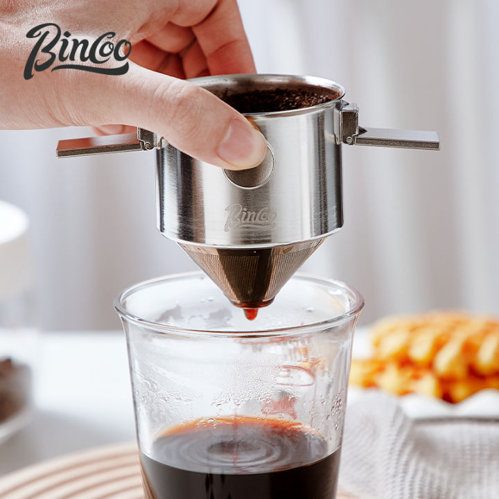 Bincoo Coffee Filter Cup Hand-brewed Coffee Pot Filter Stainless Steel ...