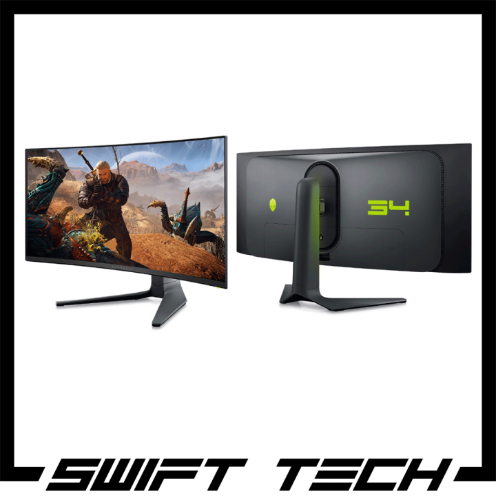 (Pre-Order) Alienware AW3423DWF Curved 34" QD-OLED Gaming Monitor ...