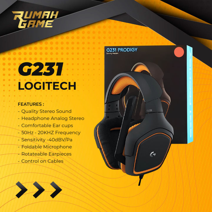 Headset Gaming Logitech G231 Prodigy | Lazada Indonesia