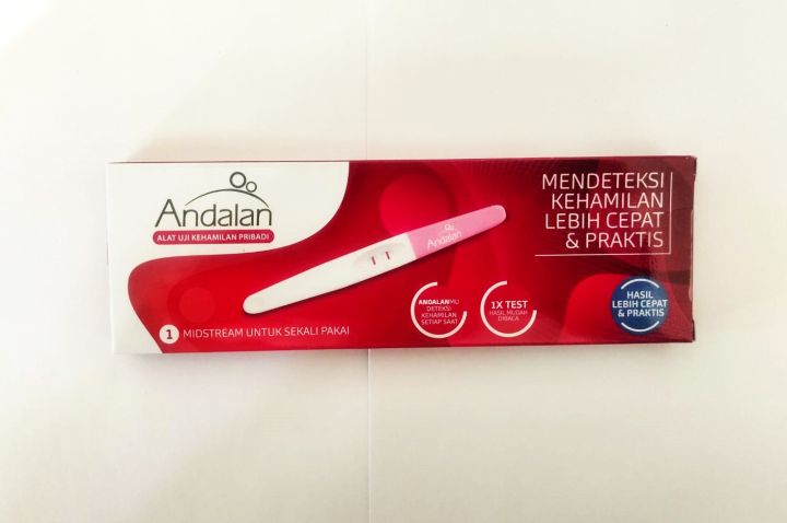 Andalan Pregnancy Test Midstream | Tespek Alat Tes Uji Kehamilan ...