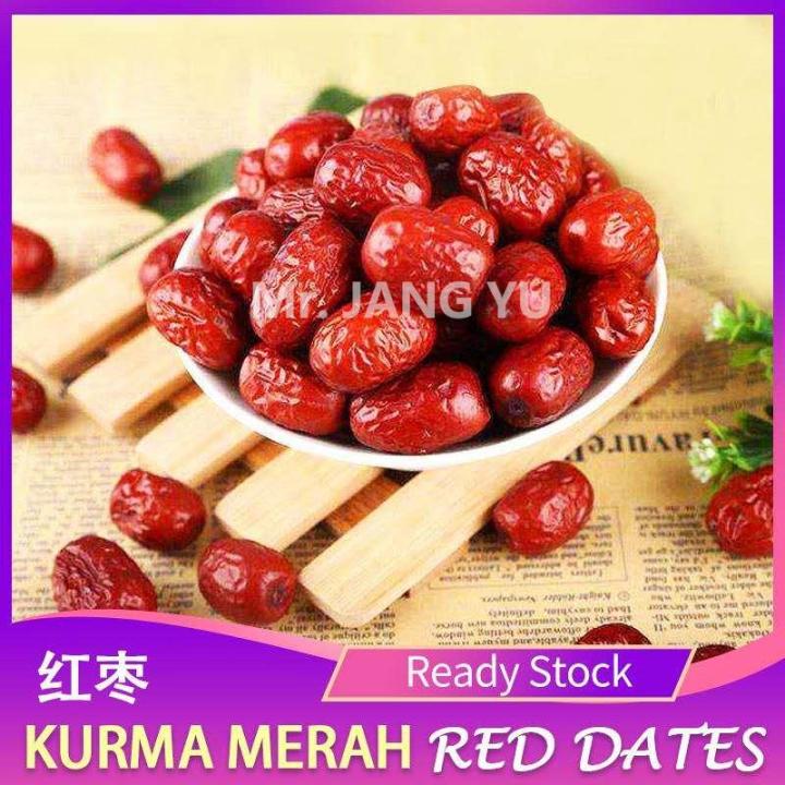 Mr.JANG YU Size M Xinjiang Red Dates With Seed/ Kurma Merah Kering Cina ...