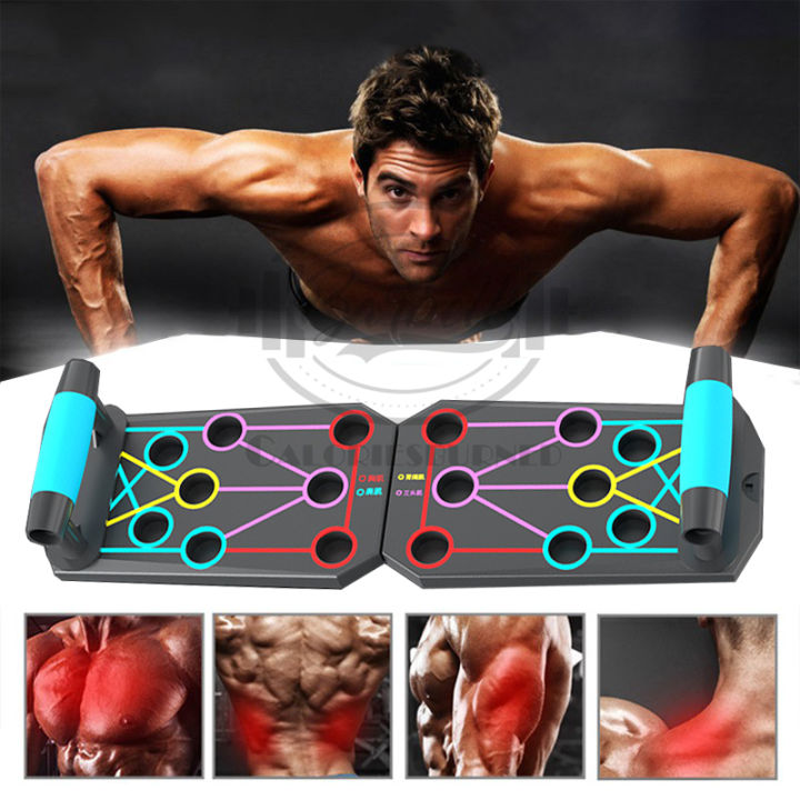 Push Up Rack Board Men Women Exercise Body Building Training System ...