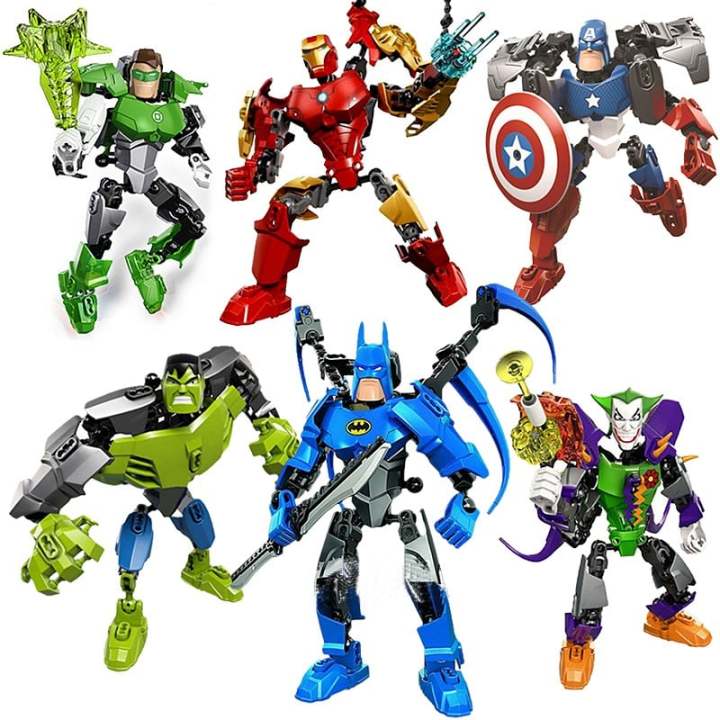 Jisi Bricks Super Heroes Lego Bricks 2 Patterns Building Blocks | Lazada PH