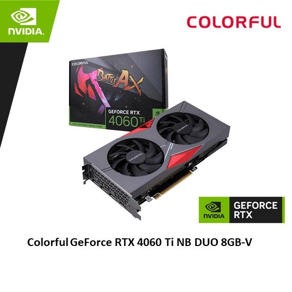 Colorful GeForce RTX 4060 Ti NB DUO 8GB-V Graphic Card | Lazada