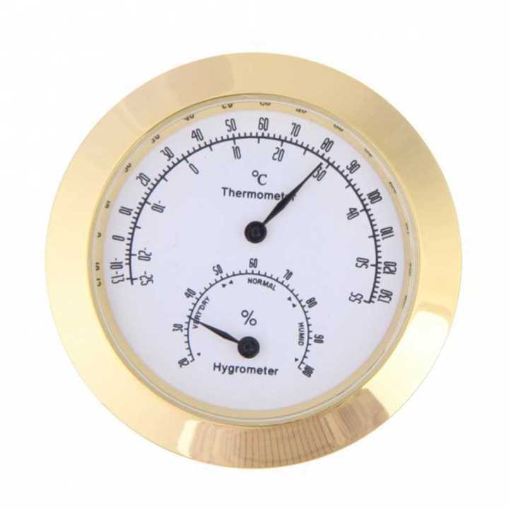 Round Thermometer Hygrometer Humidity Temperature Meter for Violin ...
