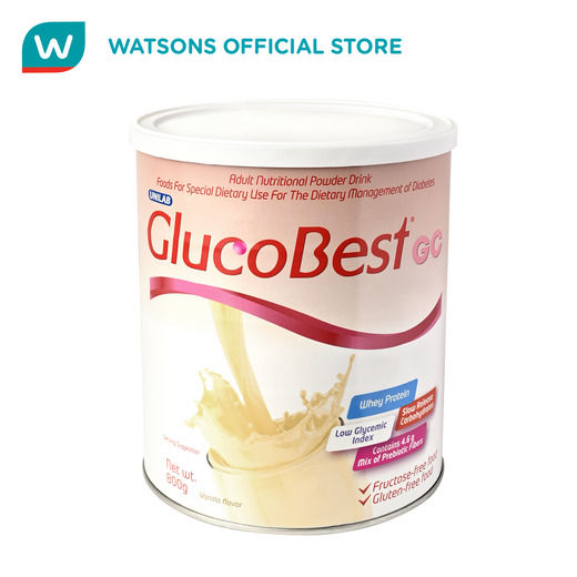 GLUCOBEST Adult Nutritional Powder Drink Vanilla Flavor 800g | Lazada PH