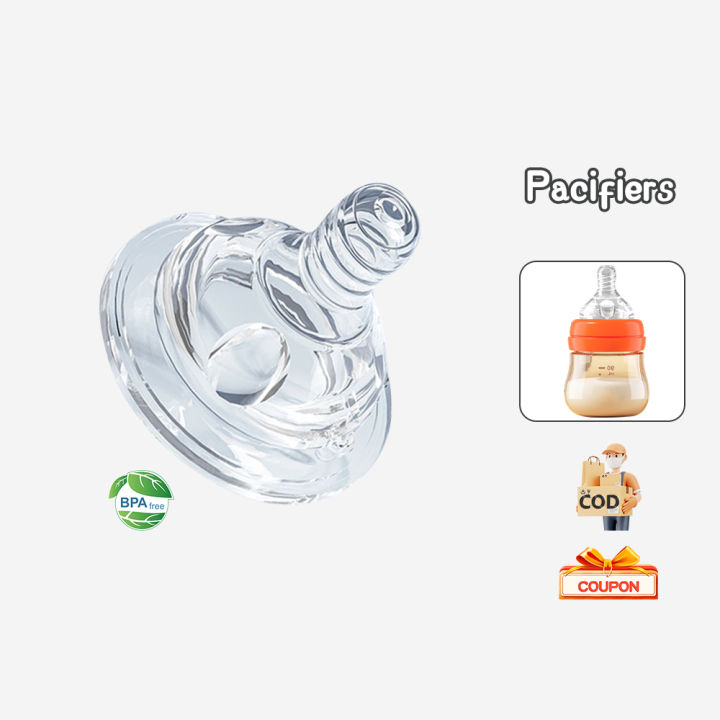Bevavar Silicone wide neck nipple for replacement pacifier for baby ...