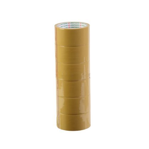 เทปปิดกล่อง OPP UNITAPE 2 นิ้วX45 หลา แบบขุ่น (6 ม้วน/แพ็ค) | Lazada.co.th