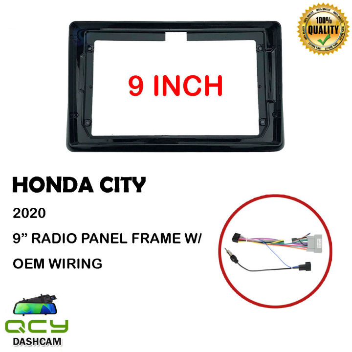 QCY 9 inch For 2020 Honda CITY Audio Dash Trim Fascia Panel Kit | Lazada PH