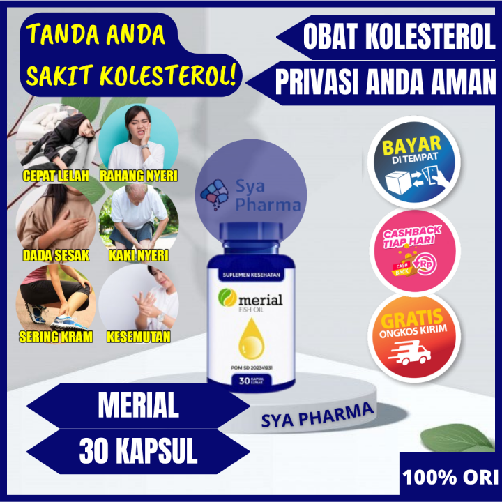 Fish Oil Merial Obat Kolesterol Ekstrak Pinus Merah Korea Bukan Red ...