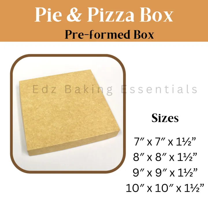 Pie & Pizza Box Pre-Formed Box 20pcs | Lazada PH