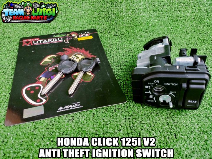 MUTARRU HONDA CLICK 125i V2 ANTI THEFT IGNITION SWITCH KEY SET FLOWER ...