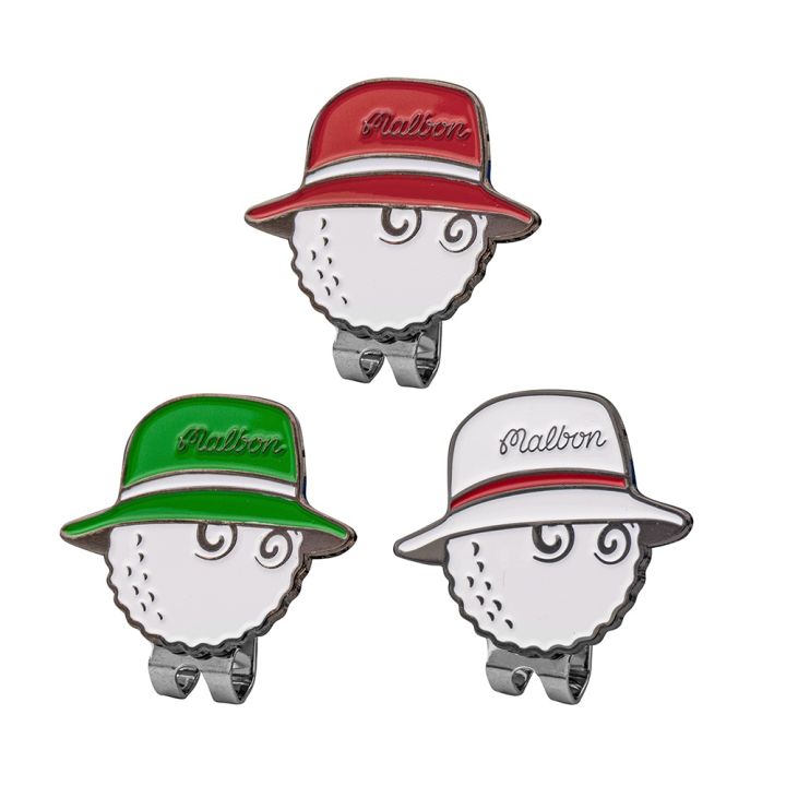 [Korea] Malbon Golf Hat Clip Metal Magnetic Mark Green Ball Supplies ...