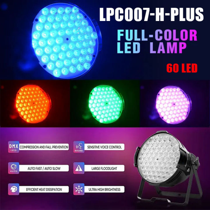 Big Dipper LPC007-H Plus 60LED 3W 3in1 RGB Full Color Led Par Light ...