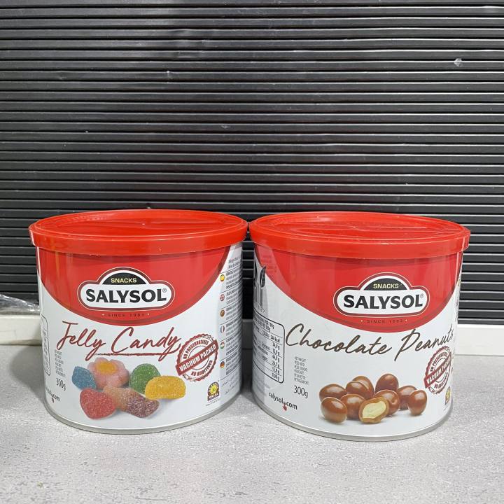 Salysol Jelly Candy / Chocolate Peanut Tin 300g | Lazada PH