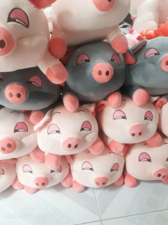 Gấu Bông Heo Mắt Hí Lợn Bông Lim Dim Buồn Ngủ Vải Miniso Mềm mịn cao ...