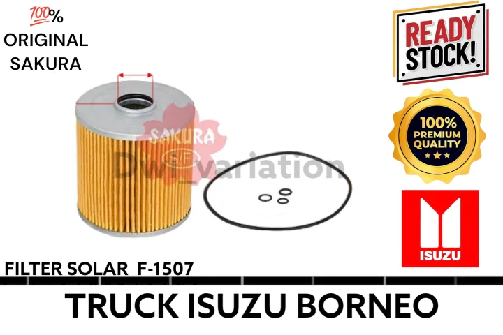 FILTER SOLAR ISUZU TRUCK BORNEO ORIGINAL PRODUK SAKURA F-1507 | Lazada ...