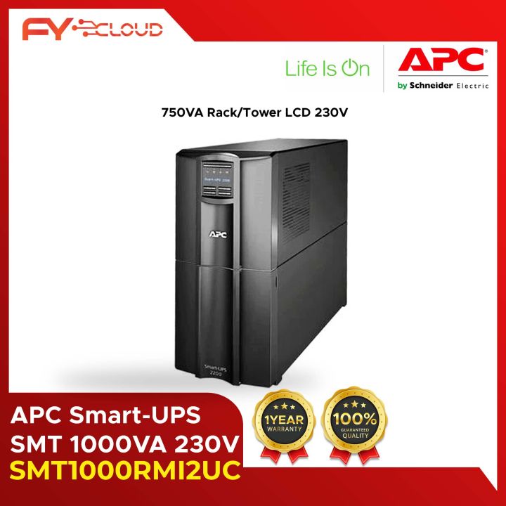 APC Smart-UPS SMT1000RMI2UC 1000VA LCD RM 2U 230V with SmartConnect / Tower Type | Lazada PH