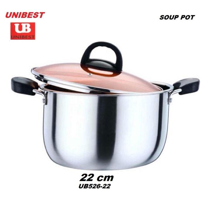 UNIBEST 22CM Diamond Quality Soup Pot | Lazada PH