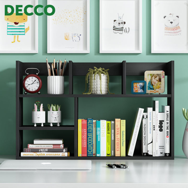 Decco Student Bookcase Desktop Study Table Free Combination Bookshelf ...
