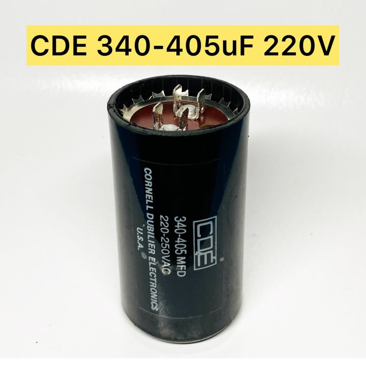 CDE 340405 220V Starting Capacitor Made in USA | Lazada PH