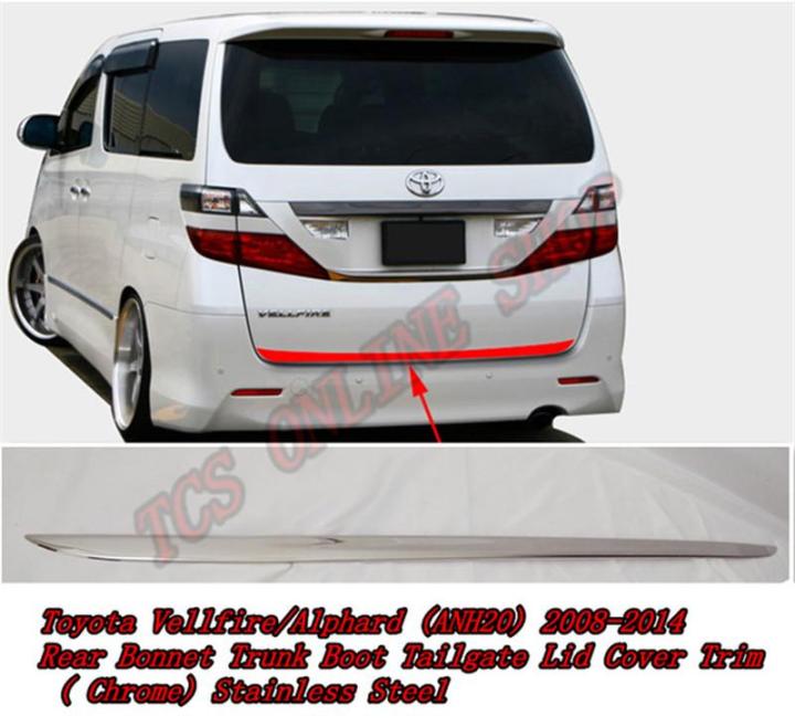 Toyota Vellfire / Alphard (ANH20) 2008-2014 Rear Bonnet Trunk Boot ...