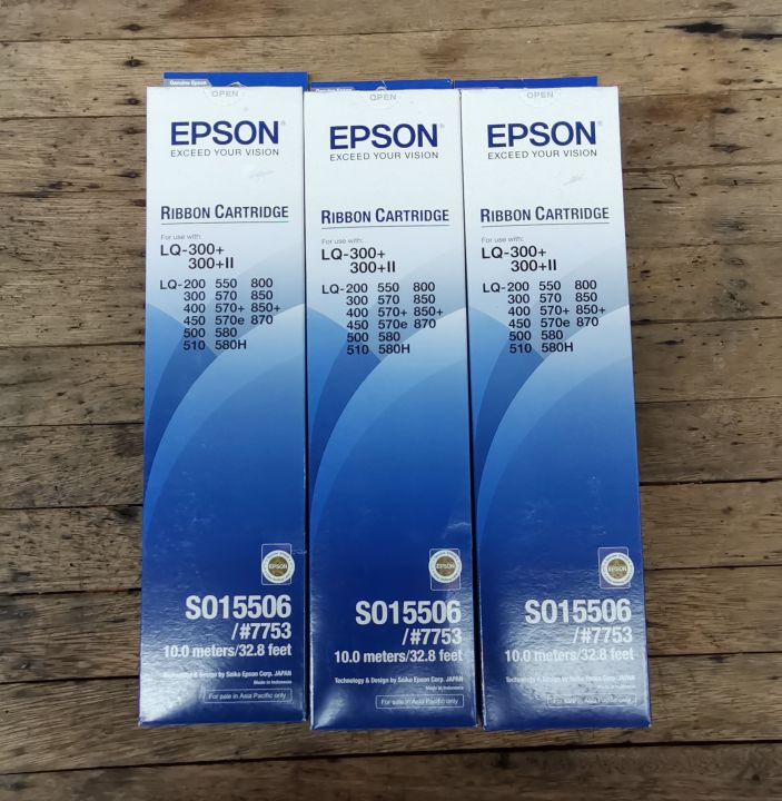 Epson Original Ribbon Cartridge S015506 S015141 (LQ-300+, LQ-300+IILQ ...